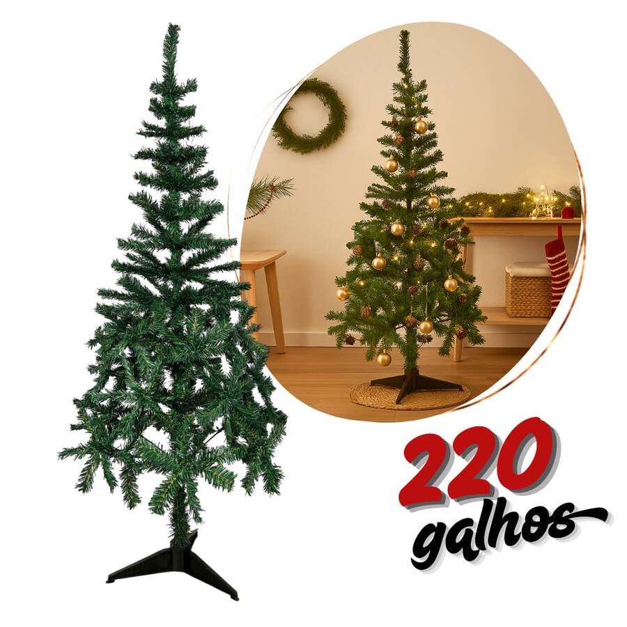 Classic Christmas Tree 1.50 Meters 220 Pine Branches With Resistant ...