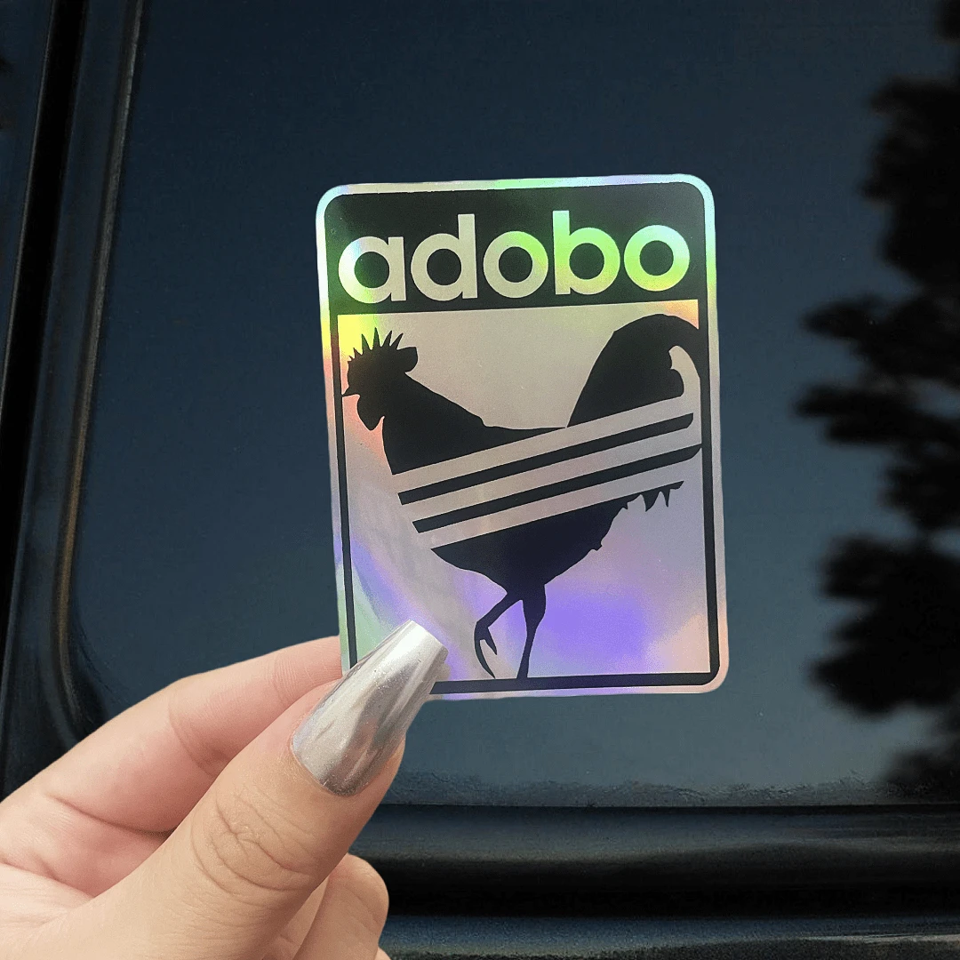 Funny Vinyl Sticker Of Filipino Chicken Adobo, Suitable For Decorating ...