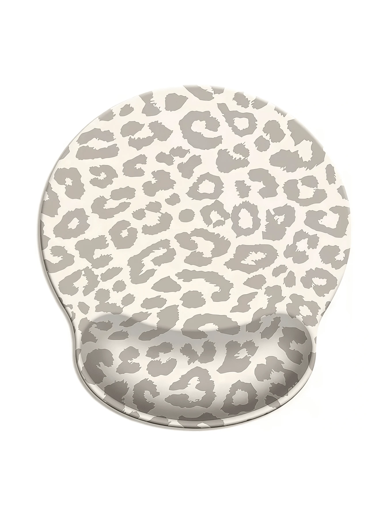 1pc Ergonomic Leopard Print Mouse Pad, 25*23cm,Suitable For Office And ...