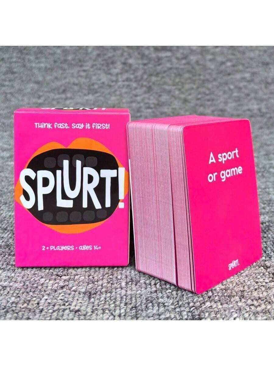 SPLURT! English Card Party Game, Gathering Card Game, Halloween ...