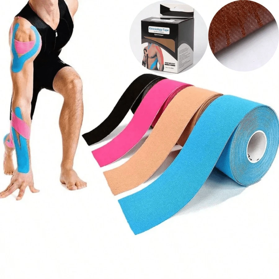 Kinesiology Tape Athletic Elastoplast Sport Recovery Strapping Gym ...