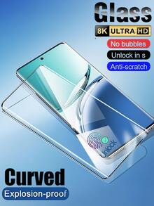 2Pcs 3D Curved Transparent Tempered Glass Film HD Explosion-Proof And ...