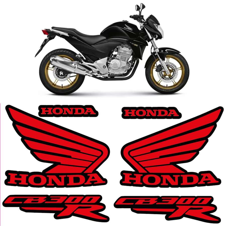 Kit Adesivos Cb 300r 2013 Moto Vermelho Emb Asa | SHEIN Brasil