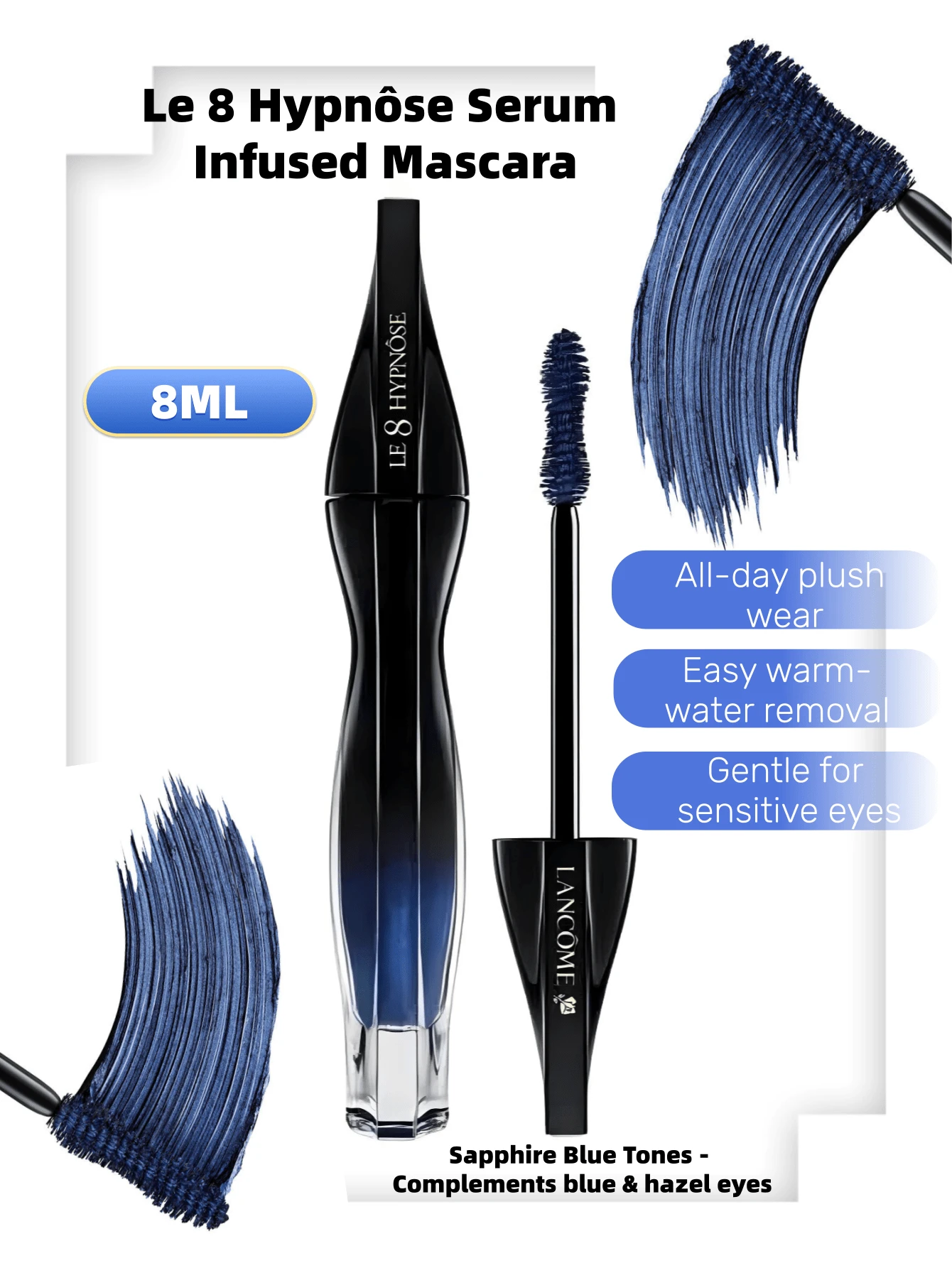 Lancôme Lancome Le 8 Hypnôse Serum-Infused Máscara 02 Noir De Jaïs 8 ml/0.27 oz | Mode de Mujer ...