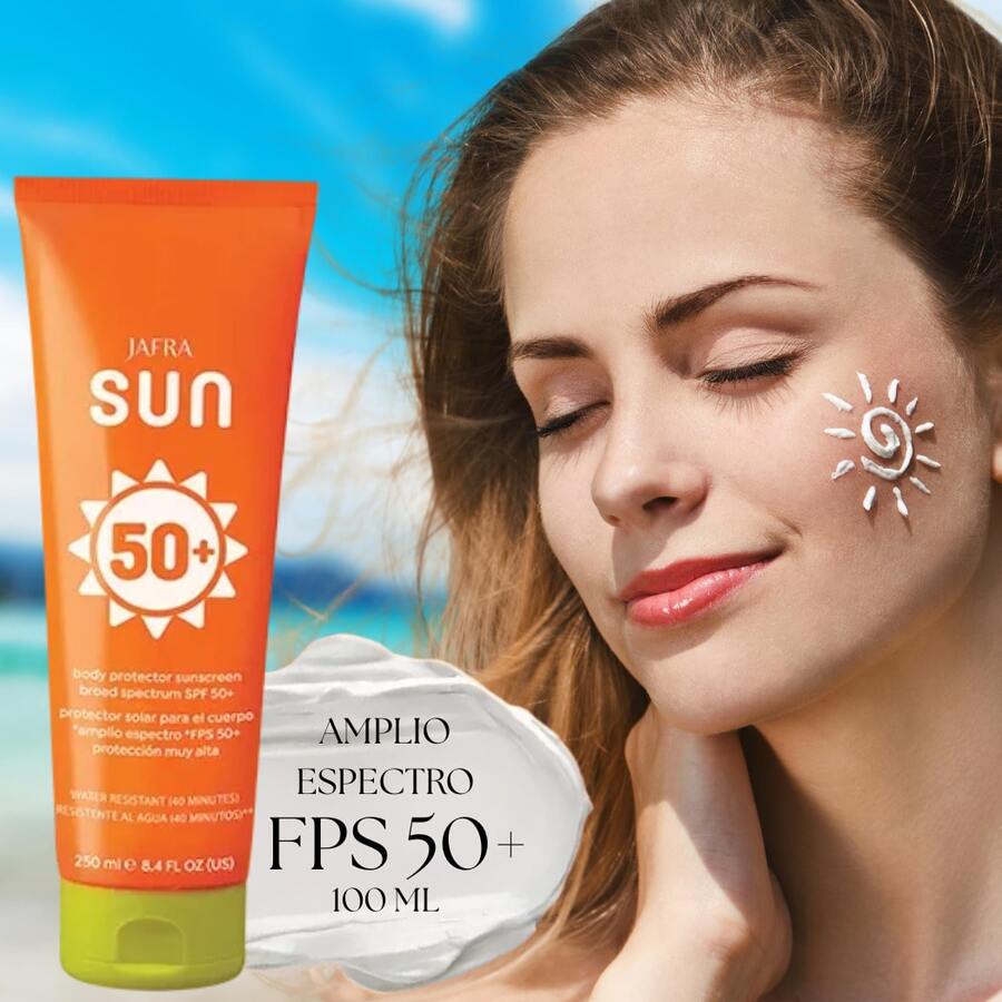 Jafra Sun Protector Solar Facial FPS 50+ Protección Muy Alta 100mL ...
