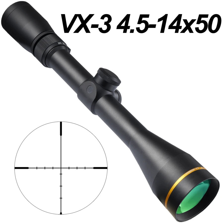 LEOPULD VX-3HD 4.5-14x50mm Riflescope (1 Inch) Tube Reticle Riflescope For Hunting And Tactical ...