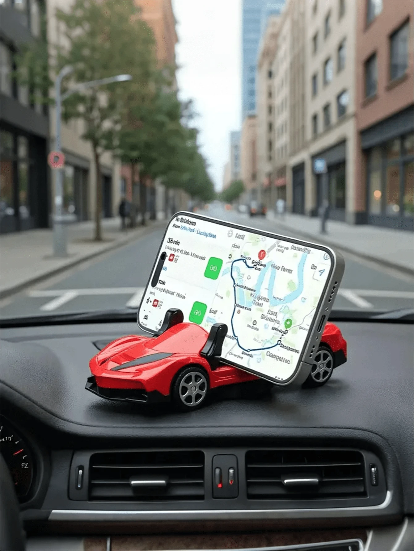 Red Fashion ZS05 Sports Car Design Rotatable Phone Holder | Dashboard ...