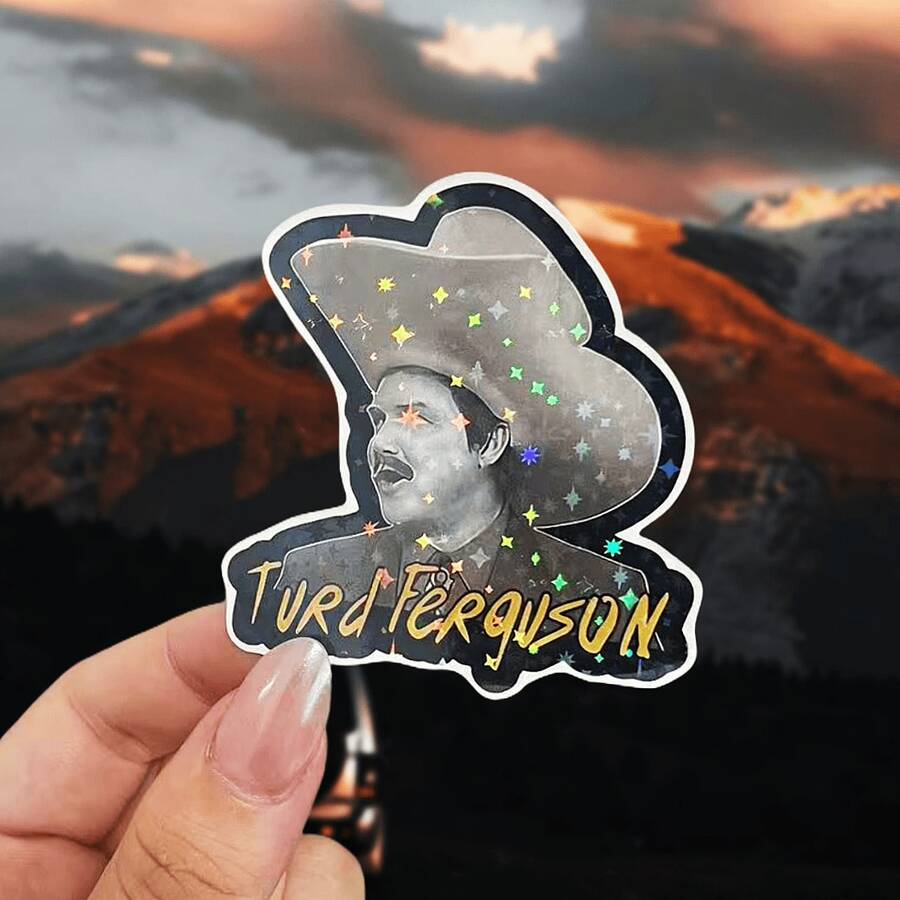 1pc/3pcs "Turd Ferguson" Retro SNL Celebrity Jeopardy Vinyl Sticker ...