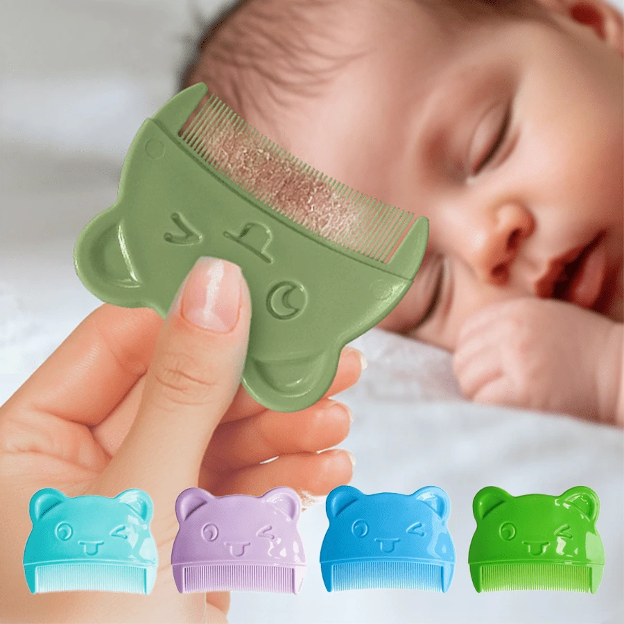 3pcs/1pc Cartoon Bear Shaped Comb, Baby Comb For Removing Cradle Cap ...