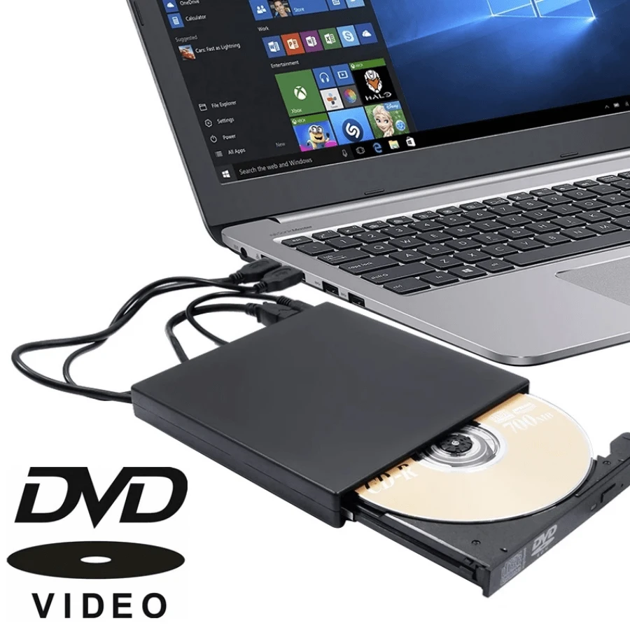 USB 3.0 Slim External CD/DVD Writer And Reader – Portable/Ultra-Thin ...