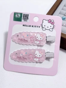 Hello Kitty Cherry Blossom Hair Clip, Cute & Stylish, Pink Floral Theme ...