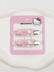 Hello Kitty Cherry Blossom Hair Clip, Cute & Stylish, Pink Floral Theme ...
