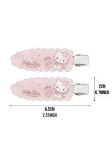 Hello Kitty Cherry Blossom Hair Clip, Cute & Stylish, Pink Floral Theme ...