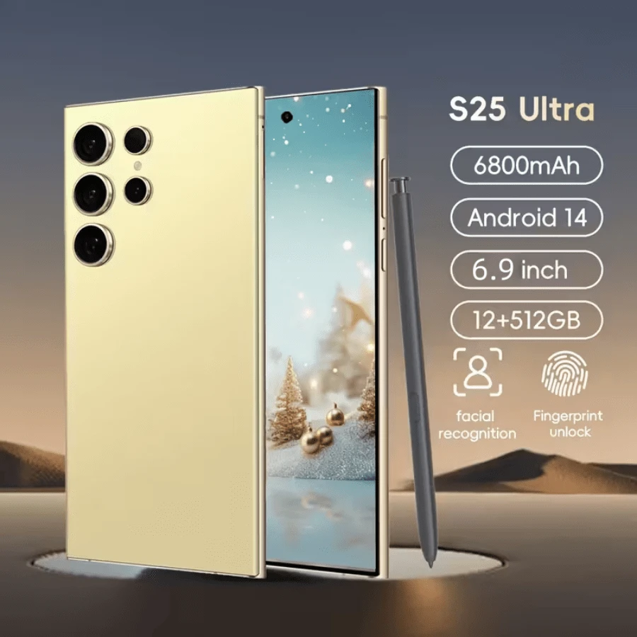 W&O 2025 New X25 Ultra Premium 5G Android Smartphone: 6.9" Full HD+ ...