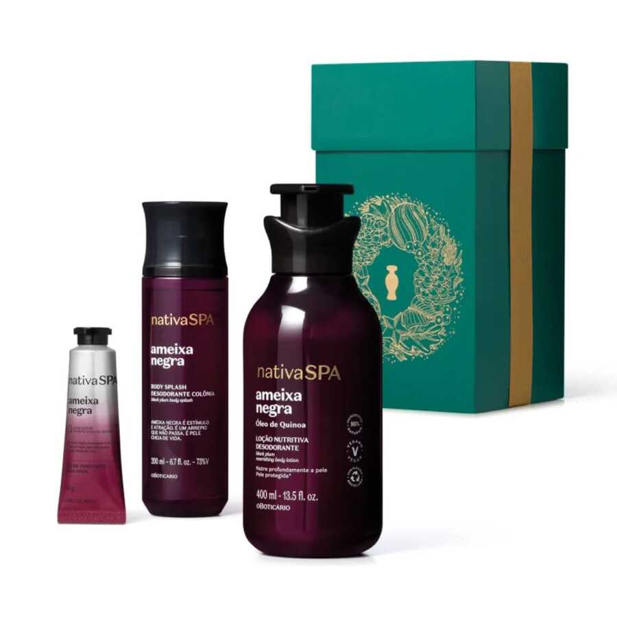 O Boticário Nativa Spa Black Plum Gift Set (3 Items) | aktuelle Trends ...