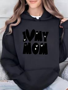 Women I Love My Mom Sweatshirt, Call Me Mama Sweatshirt, Promoted Mom ...