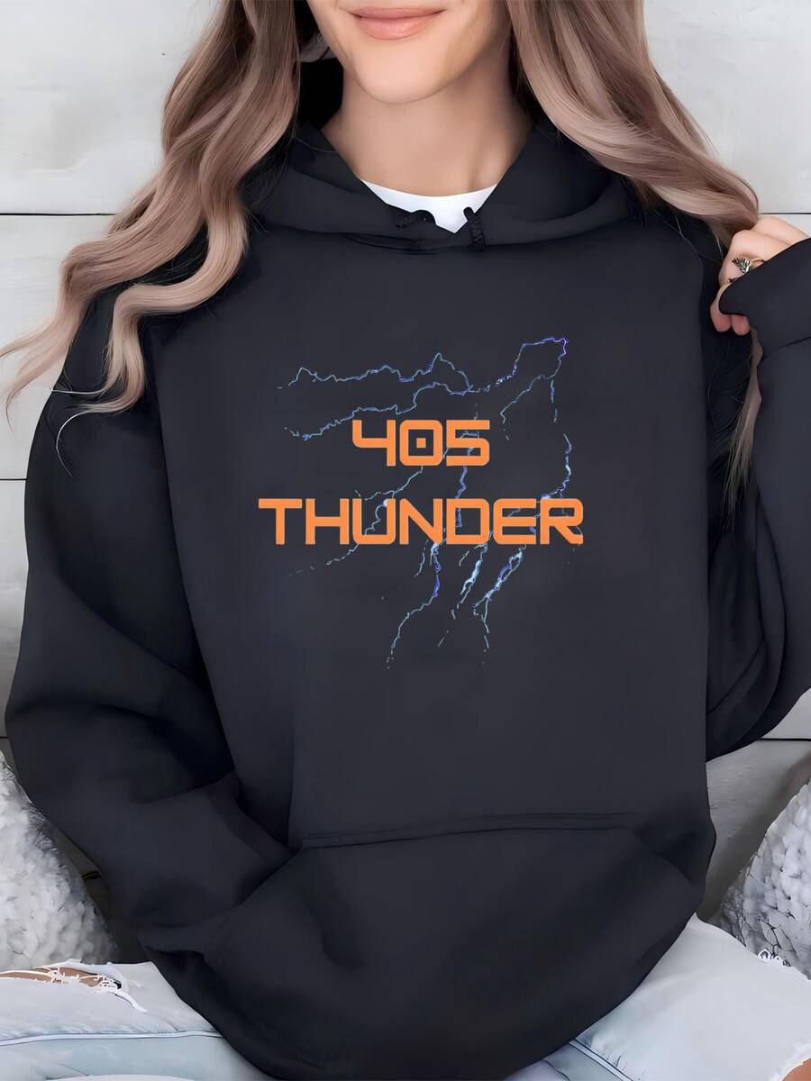 Women Okc Thunder Hoodie Gift For Okc Basketball Fan Apparel With ...