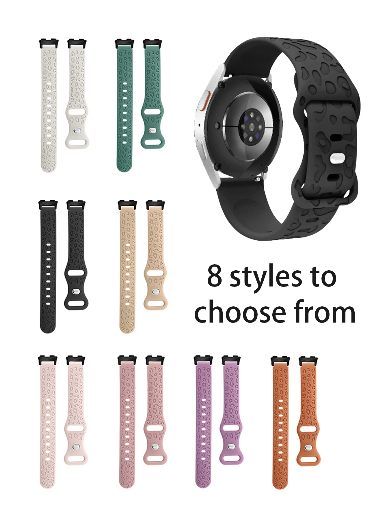 Pulseira de Relógio com Estampa de Leopardo, Pulseira de Relógio de ...