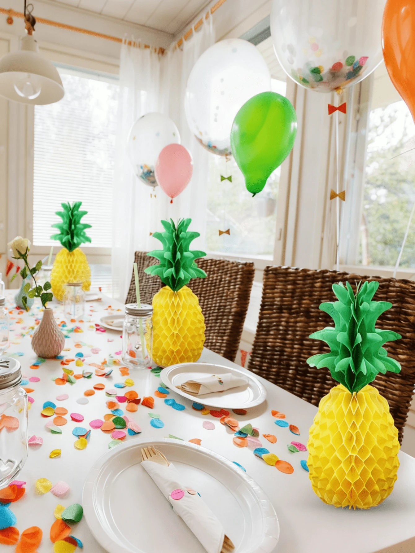 Pineapple Honeycomb Decoration, Pineapple Honeycomb Centerpiece, Made ...