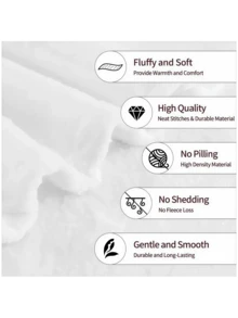 1pc Extra Large Winter Snowman Couple Blanket - Heavy-Duty 280GSM ...