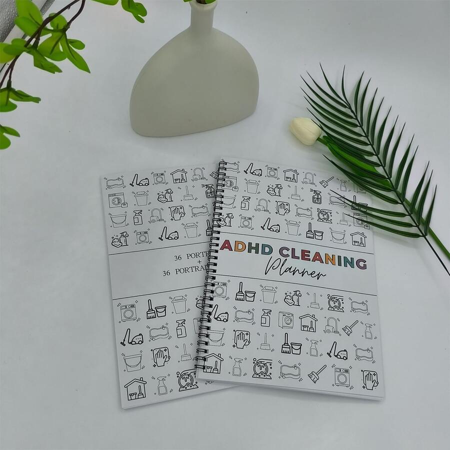 1pc Cleaning Checklist Notebook: A Practical Cleaning Planner Notebook ...
