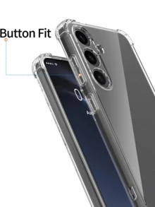 3 Packs Clear Slim Fit Case For Galaxy - Air Cushion Shockproof Anti ...