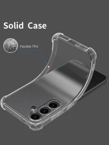 3 Packs Clear Slim Fit Case For Galaxy - Air Cushion Shockproof Anti ...