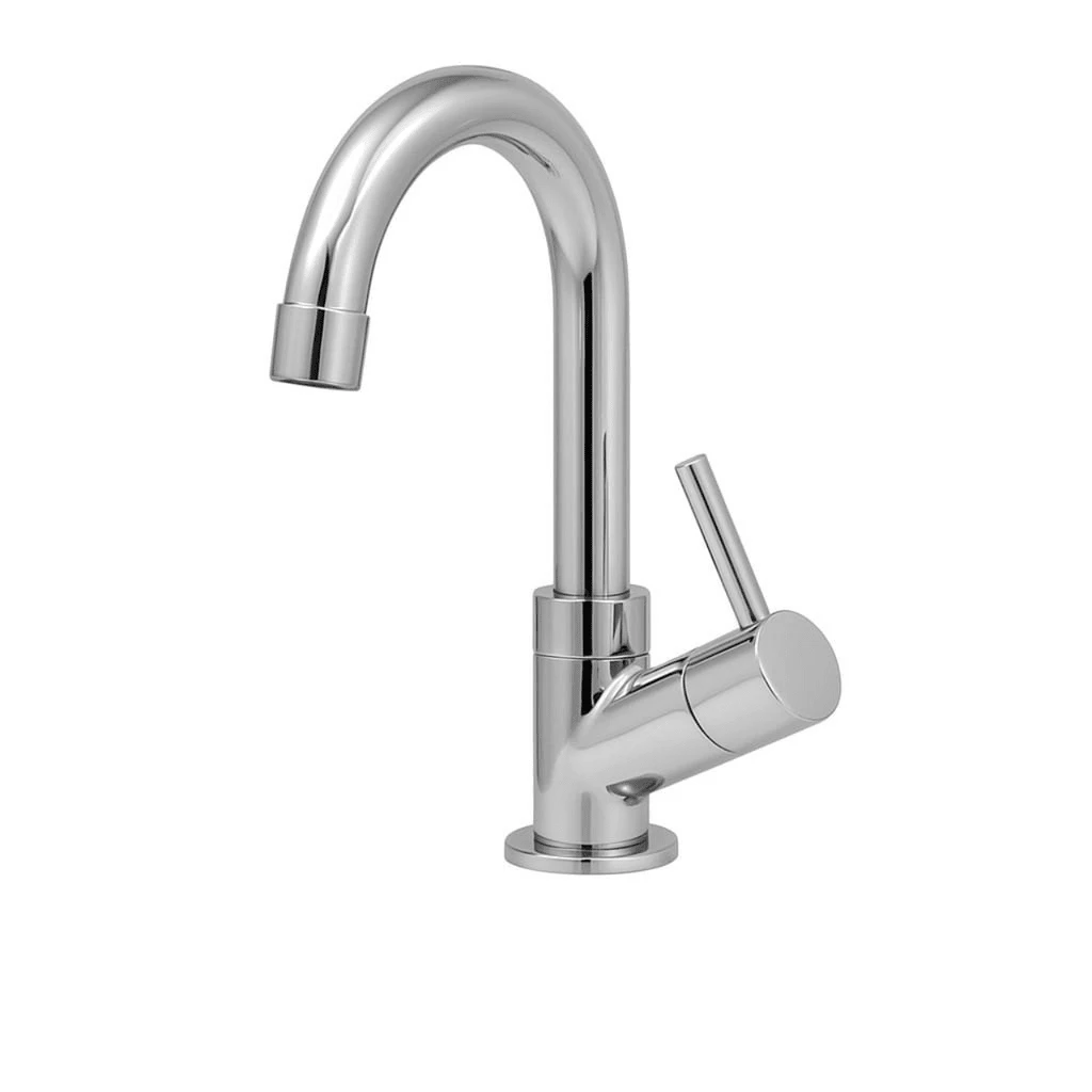 Bathroom Sink Faucet With Swivel Spout, 1/4 Turn, Chrome Finish ...