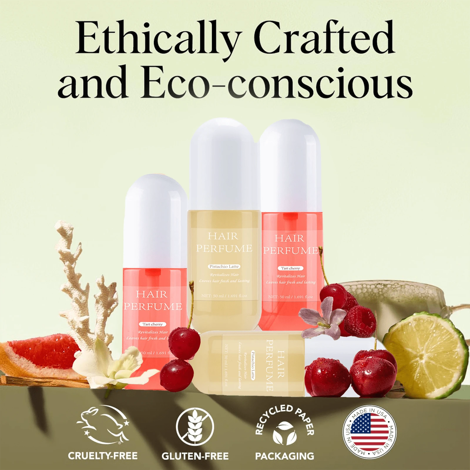 Hair Perfume For Women - Clean, Deodorizing, Patented Odor-Eliminating ...