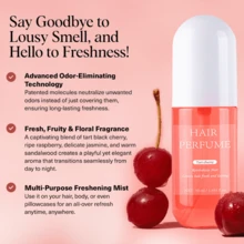 Hair Perfume For Women - Clean, Deodorizing, Patented Odor-Eliminating ...