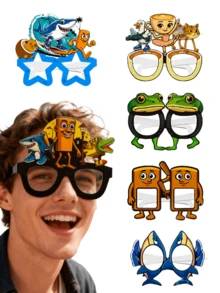 12 Stück/Set Italienische kreative Party Dekorations Gläser, Cartoon ...