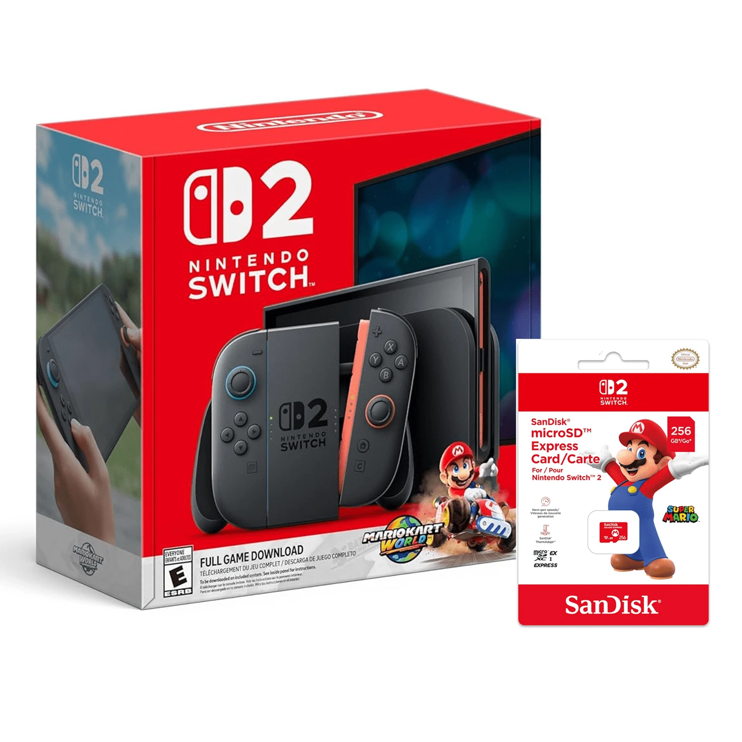 Nintendo Switch 2 Console And Mario Kart World Bundle - US Version ...