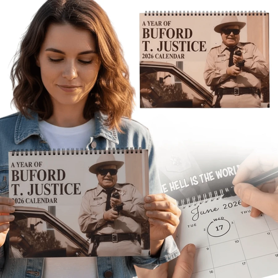 YEAR OF BUFORD TJUSTICE 2026 CALENDAR 2026 Large Monthly Wall Calendar ...