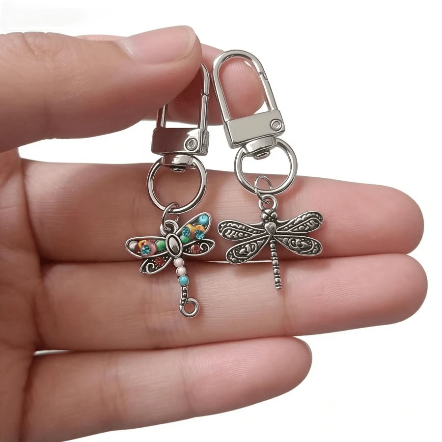 1/5/10 Bohemian Dragonfly Double Hole Pendant With Lobster Buckle ...