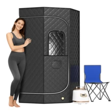 TABU Portable Sauna Box For Home, Full Body Steamer Sauna Box With 3L ...