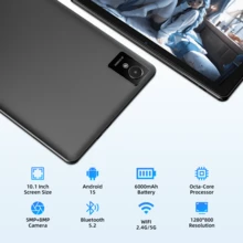 Qetupa 10.1 Inch Android 15 Tablet 6+128GB Octa-Core IPS 6000mAh 1TB ...