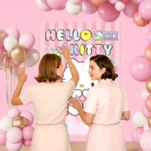 Pin The Bow On Hello Kitty Party Game, Hello Kitty Birthday Party Game ...