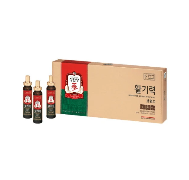 Jung Kwan Jang Korean Red Ginseng Liquid Drink Stick Set, Concentrated ...