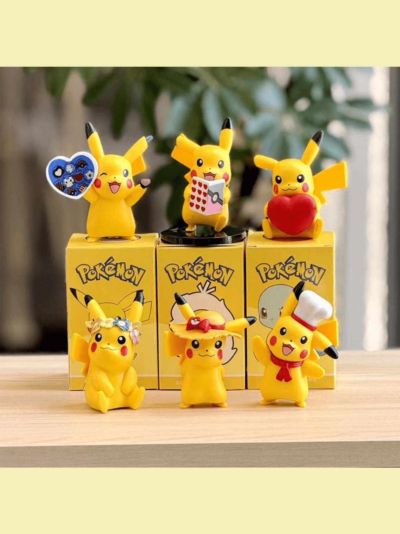 Figuras coleccionables 3D lindas de Pokémon, caja ciega de monstruos de ...