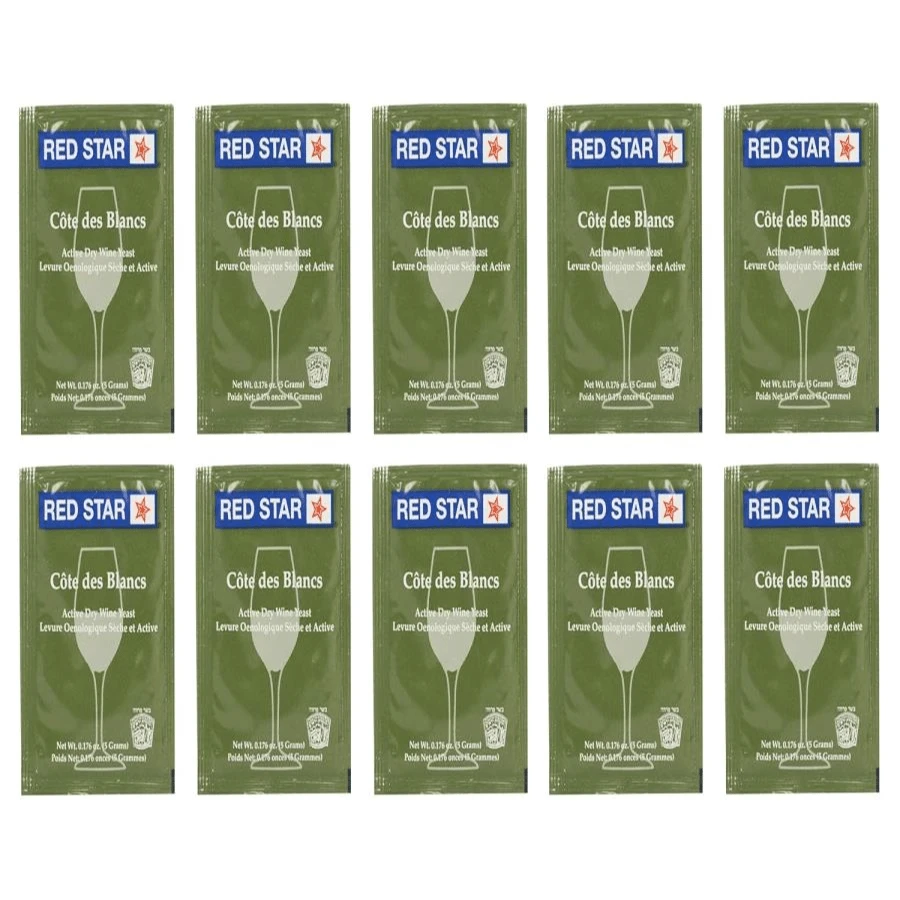 North Mountain Supply - RS-CB-10 Red Star Cote Des Blancs Wine Yeast ...