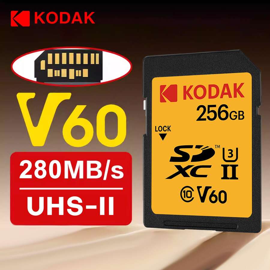 Scheda SD Kodak Classe 10 UHS-II SDHC U3 A1 per video 4K e Full HD ...