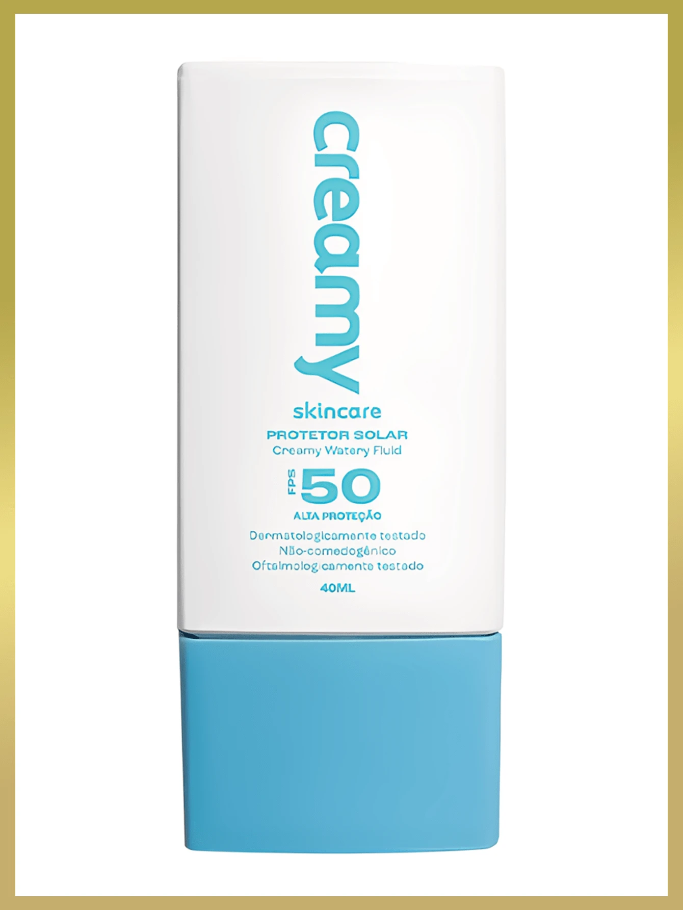 Creamy Watery Fluid Sunscreen SPF50 40ml (Ultra-Fluid Sunscreen With ...