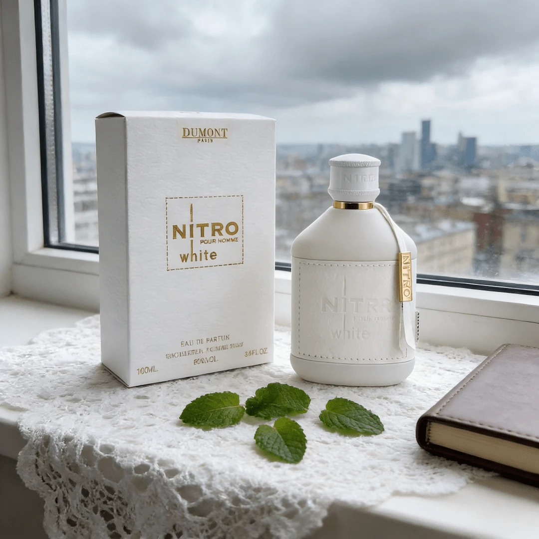 Dumont Nitro White Eau De Parfum - Clean Fresh Signature Scent - 3.4 Fl ...