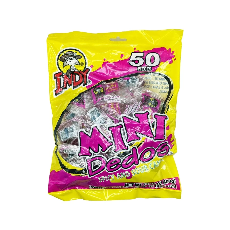 Indy Mini Dedos - 50 Pieces Spicy Tamarind Candy, Mexican Flavored ...