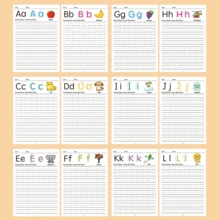 26 Alphabet Tracing Workbook, 32 Pages Colorful Coded Children's A-Z ...