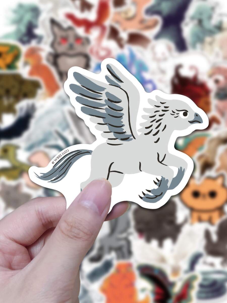 Harry Potter 50pcs Animal Stickers, Funny Wizarding Animals Elves Props ...