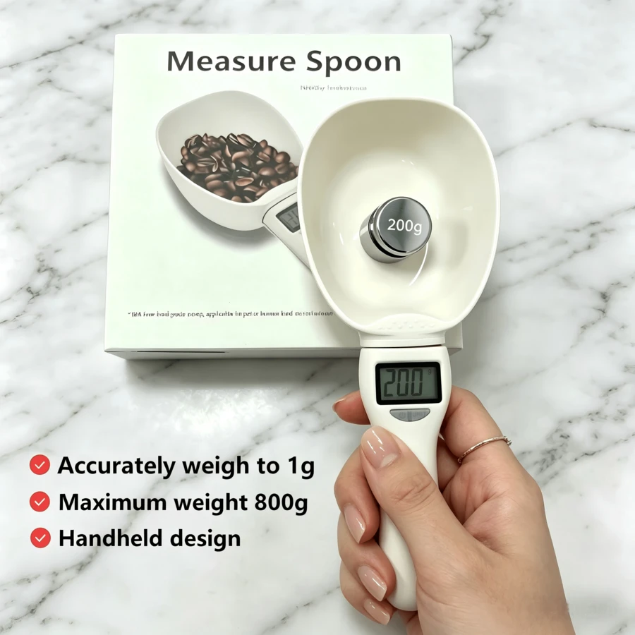 Detachable Digital Measuring Spoon Scale 800g Baking Coffee Pets | SHEIN UK