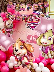 8Pcs Officially Licensed Paw Patrol Skye Theme Birthday Party ...