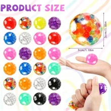 2/5/10/20/30/72pcs Squeeze Balls, Sensory Balls, Stress Relief Balls ...