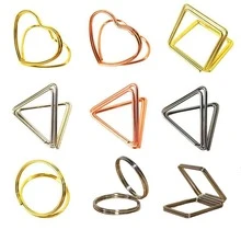 20pcs Silver Heart Shaped Metal Card Clips for Sale Australia| New ...